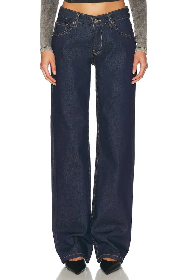 EB DENIM Low Rise Baggy Jeans - Havana Night