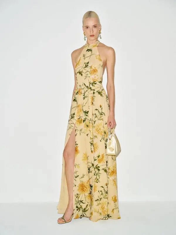 REFORMATION Andee Maxi Dress - Yellow
