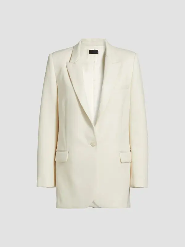 NILI LOTAN Diane Single-button Blazer - Stone