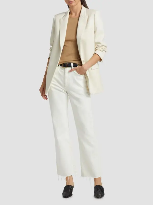 NILI LOTAN Diane Single-button Blazer - Stone