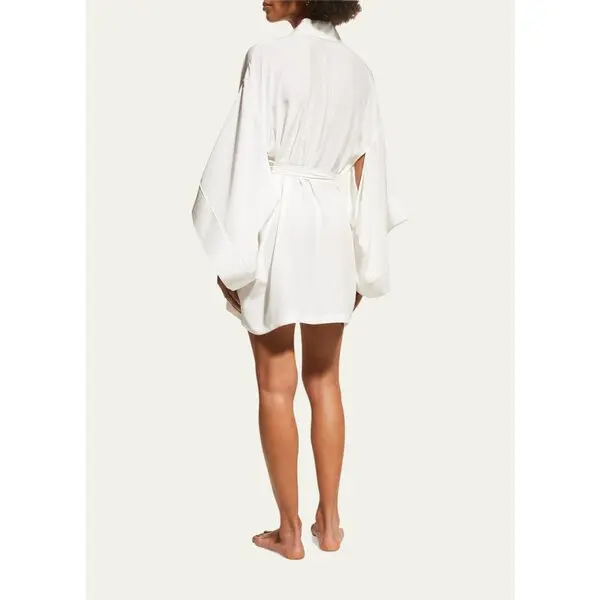 Kiki De Montparnasse Muse Silk Kimono Robe