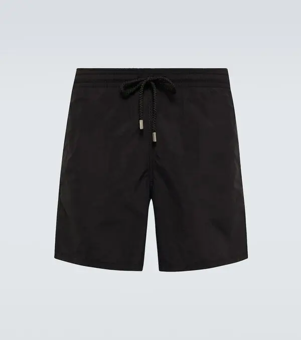 Vilebrequin Moorea Technical Fabric Swim Shorts - Black