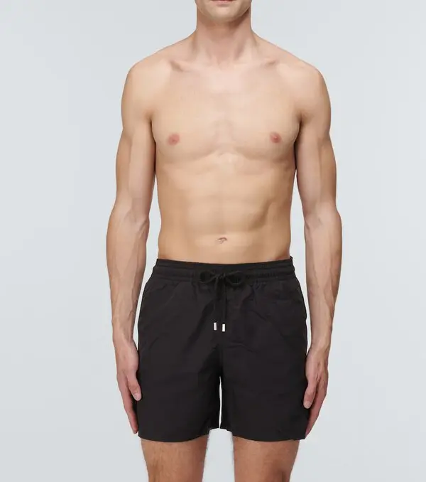 Vilebrequin Moorea Technical Fabric Swim Shorts - Black