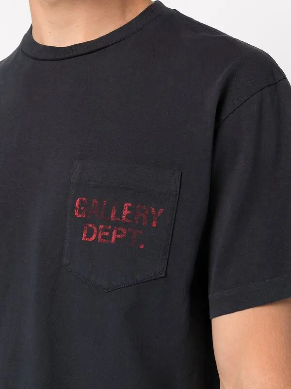 GALLERY DEPT. Logo-print Pocket T-shirt - Black