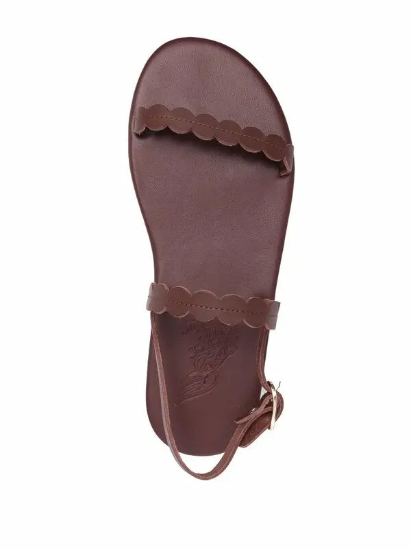 ANCIENT GREEK SANDALS Aroula Leather Sandals - Brown