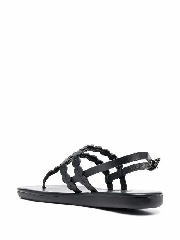ANCIENT GREEK SANDALS Slingback Strap Sandals - Black