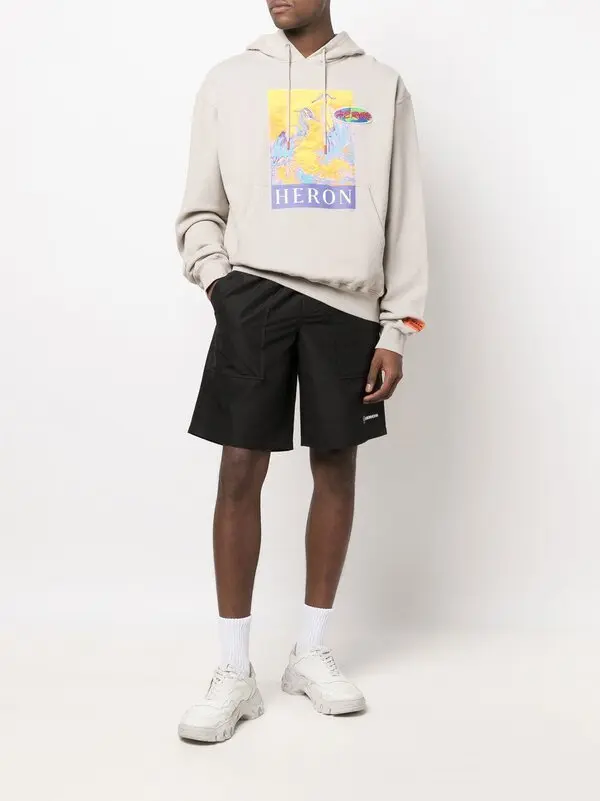 Heron Preston Logo-print Cotton Hoodie