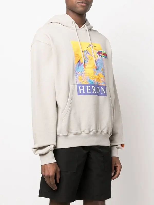 Heron Preston Logo-print Cotton Hoodie