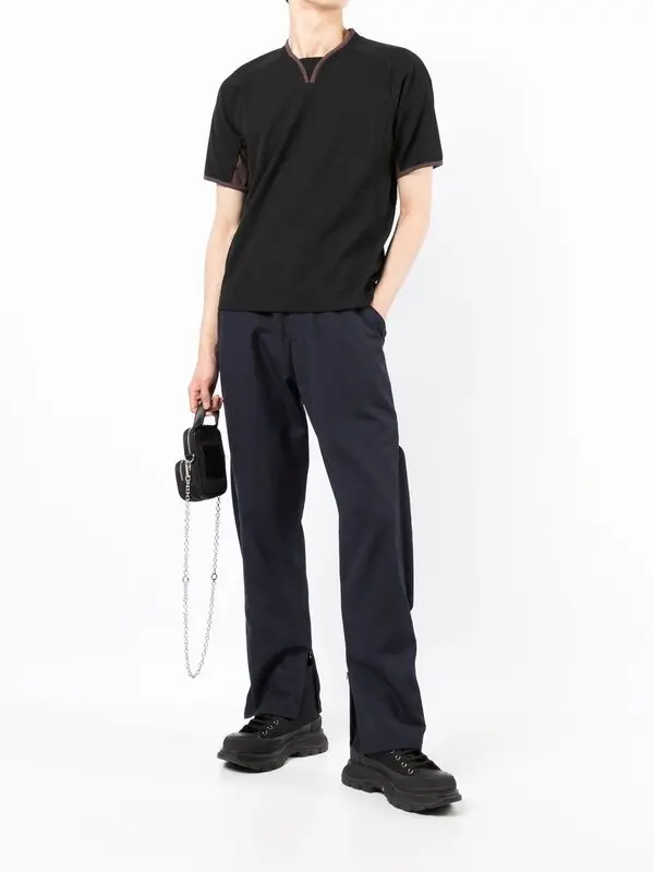 パンツ Kiko Kostadinov WESSEX TROUSERS 46 Kiko Kostadinov Wessex Straight-Leg Trousers In Blue - 66% Off