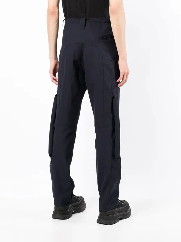 パンツ Kiko Kostadinov WESSEX TROUSERS 46 Kiko Kostadinov Wessex Straight-Leg Trousers In Blue - 66% Off