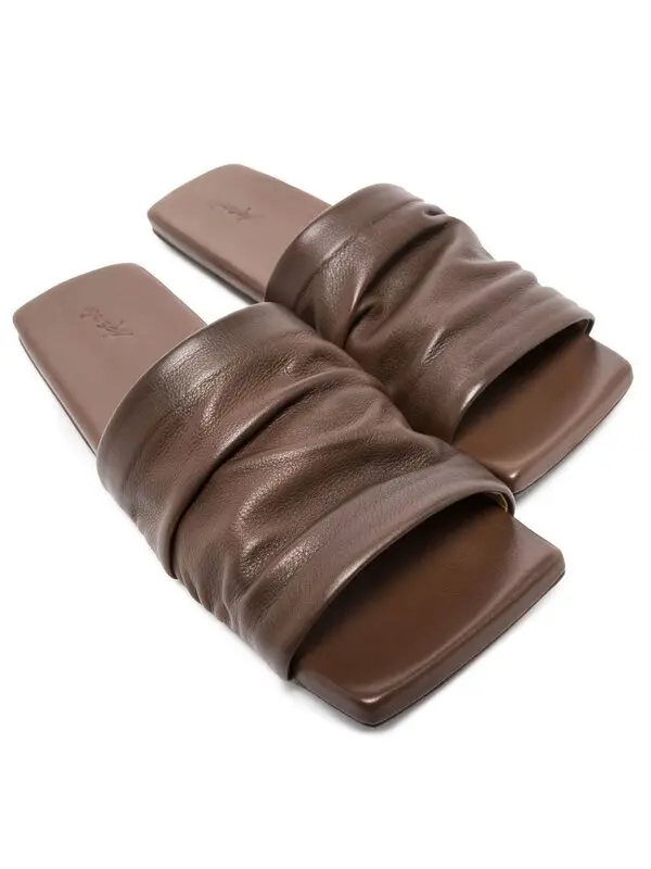 Marsèll Tavola Ruched Flat Sandals