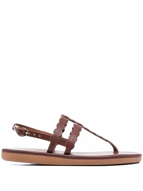 ANCIENT GREEK SANDALS Dryad Leather Sandals - Brown