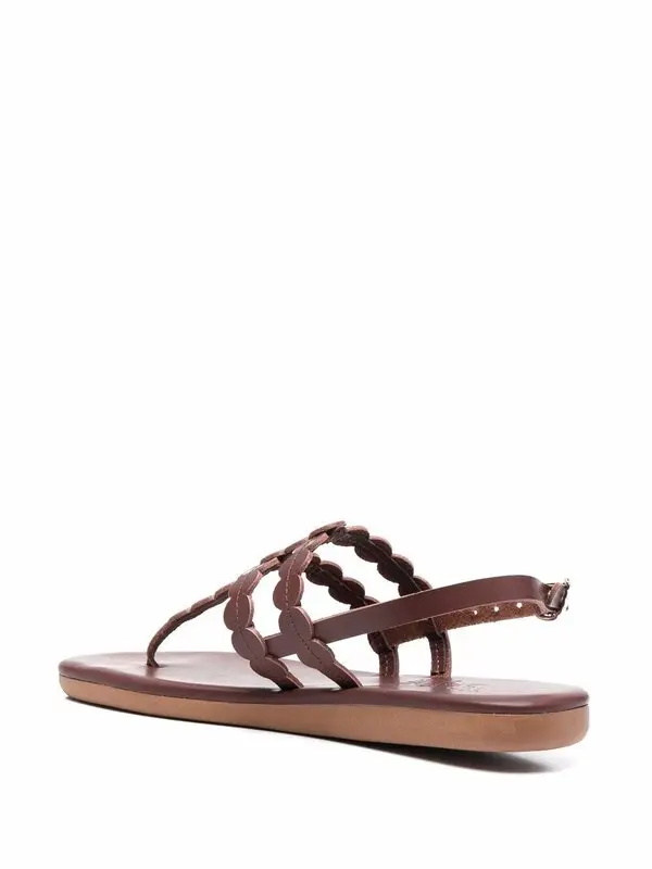 ANCIENT GREEK SANDALS Dryad Leather Sandals - Brown