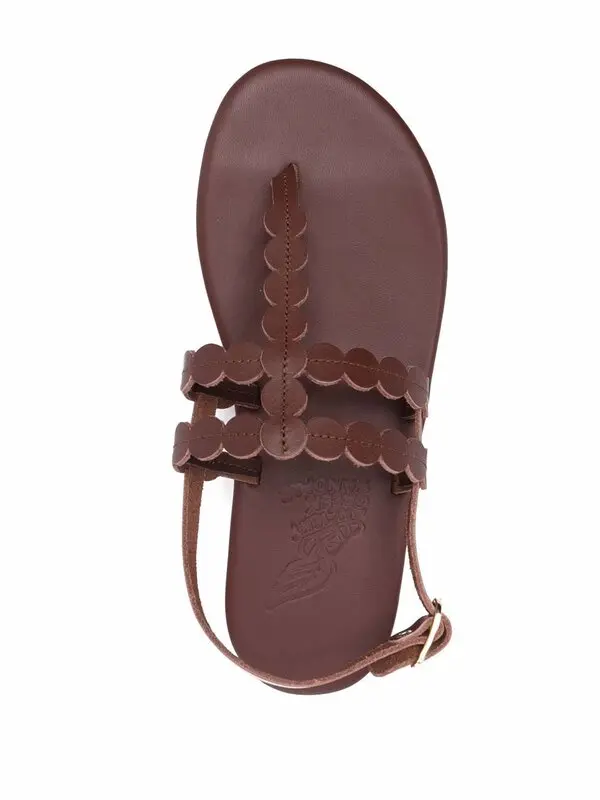 ANCIENT GREEK SANDALS Dryad Leather Sandals - Brown