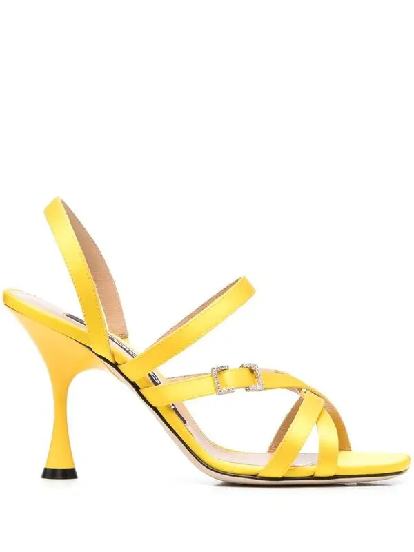 SERGIO ROSSI Strappy Leather Sandals
