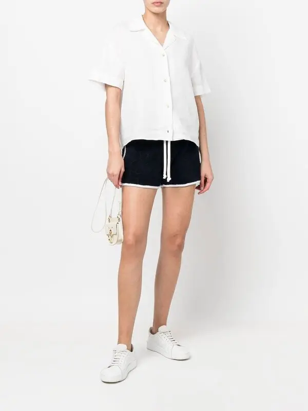 Jacob Cohen Logo-embossed Cotton Shorts