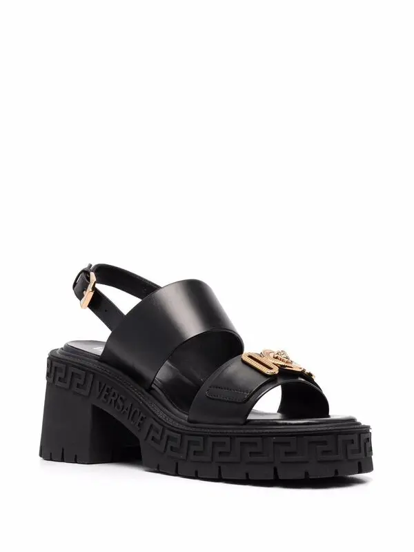 Versace Medusa Plaque Sandals