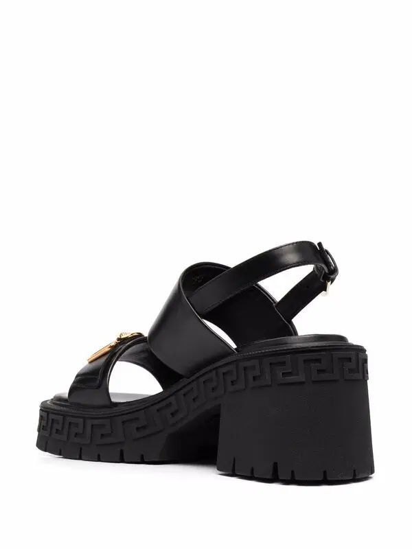 Versace Medusa Plaque Sandals