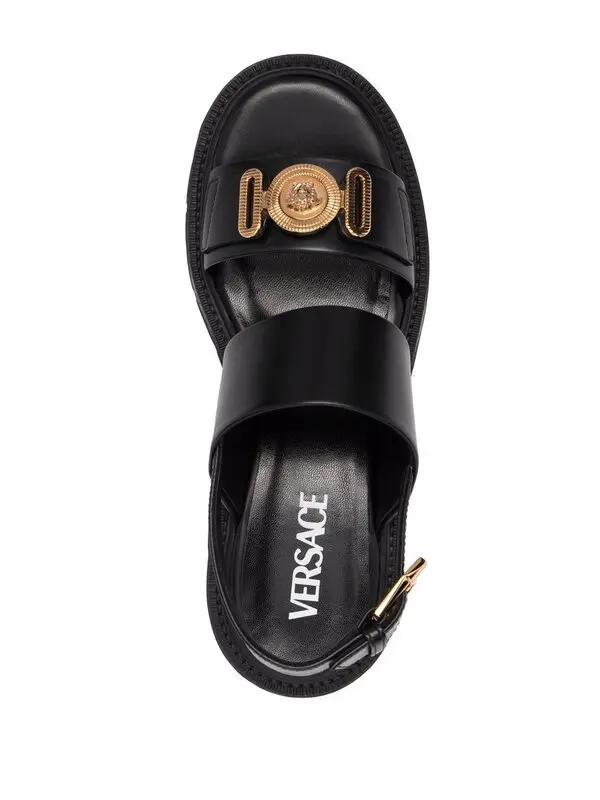 Versace Medusa Plaque Sandals