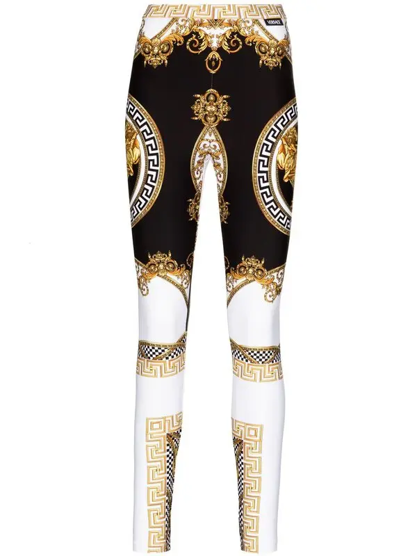 Versace La Coupe Des Dieux Leggings - Black