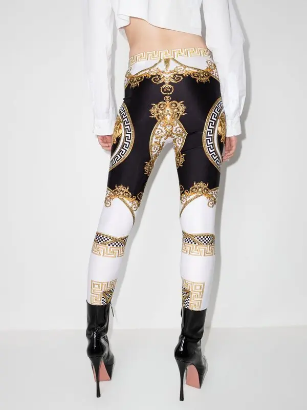 Versace La Coupe Des Dieux Leggings - Black