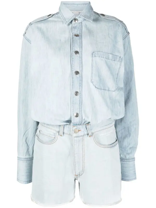 Stella McCartney Layered-effect Playsuit