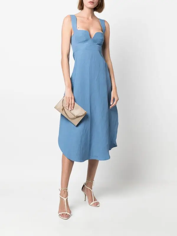 knee length dresses for ladies Stella McCartney Compact Knit Midi Dress