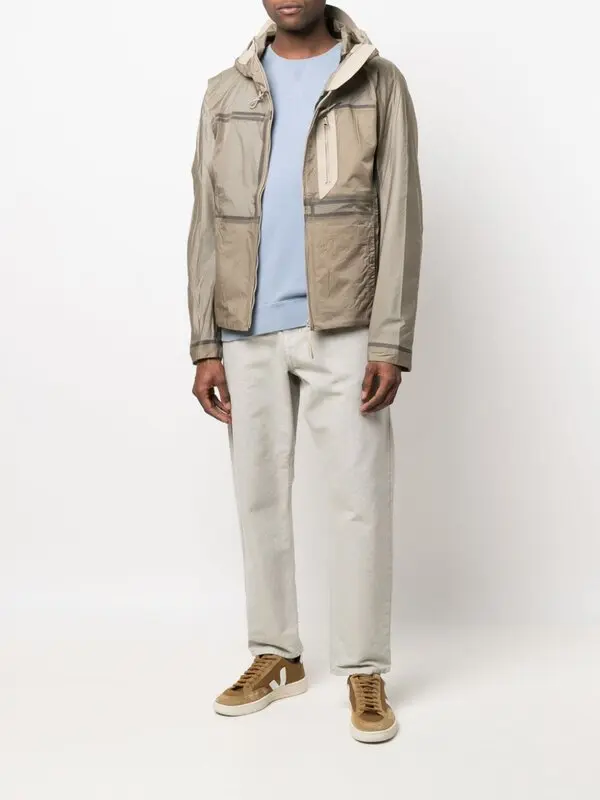 TEN C Lightweight Zip-front Jacket - Grey