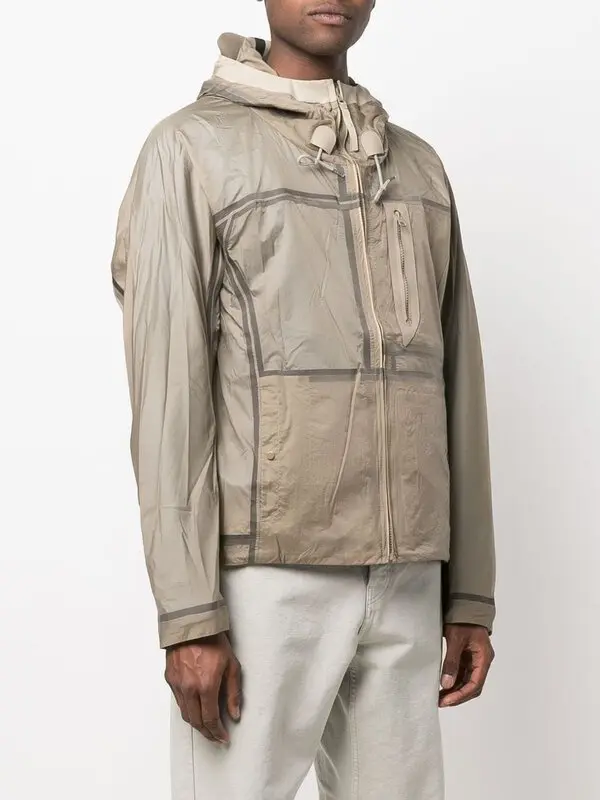 TEN C Lightweight Zip-front Jacket - Grey