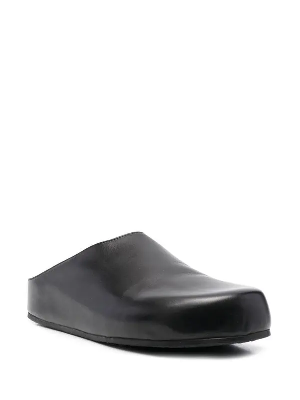 Studio Nicholson Round-toe Leather Slippers
