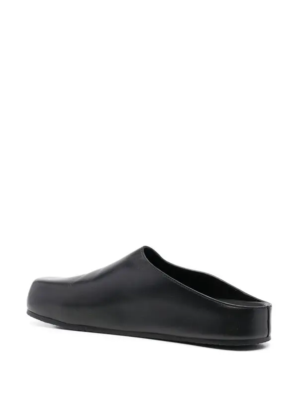 Studio Nicholson Round-toe Leather Slippers