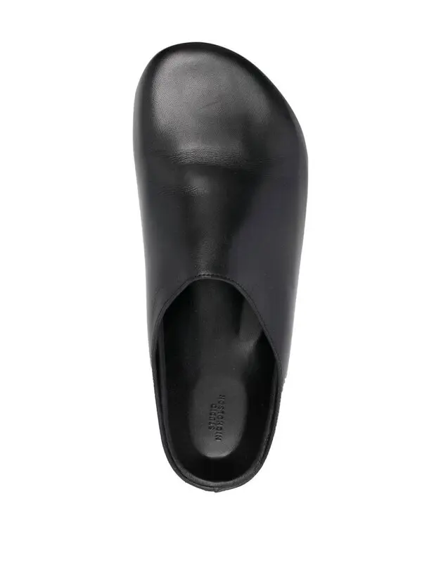 Studio Nicholson Round-toe Leather Slippers