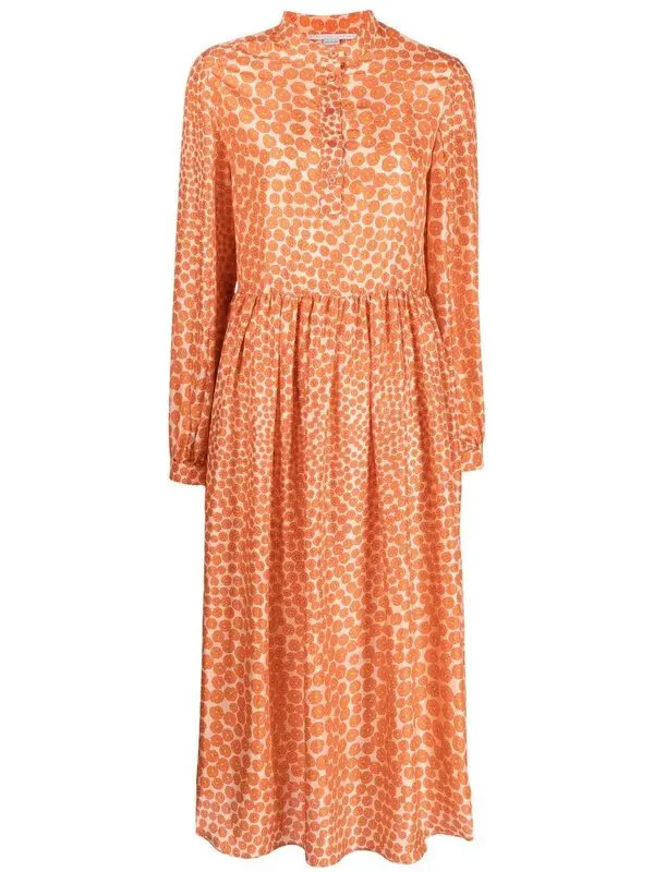 Stella McCartney Floral-print Silk Midi Dress