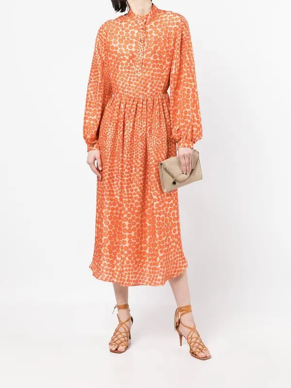 Stella McCartney Floral-print Silk Midi Dress