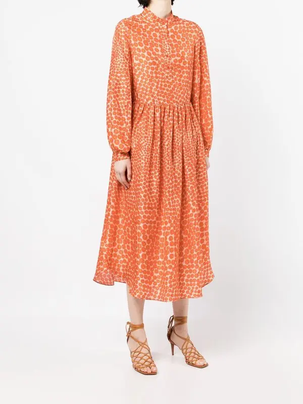 Stella McCartney Floral-print Silk Midi Dress