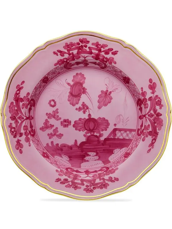 GINORI 1735 Oriente Italiano Porcelain Dinner Plate - Pink