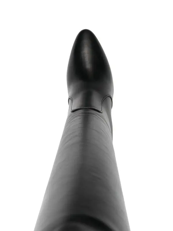Saint Laurent Harper Knee-high Boots - Black