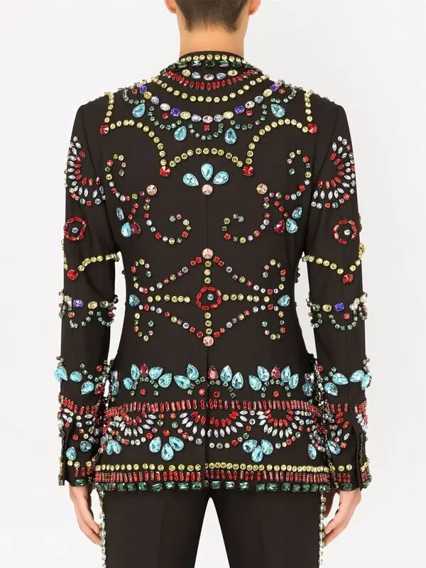 Dolce & Gabbana Embellished Sicilia-fit Double-breasted Blazer