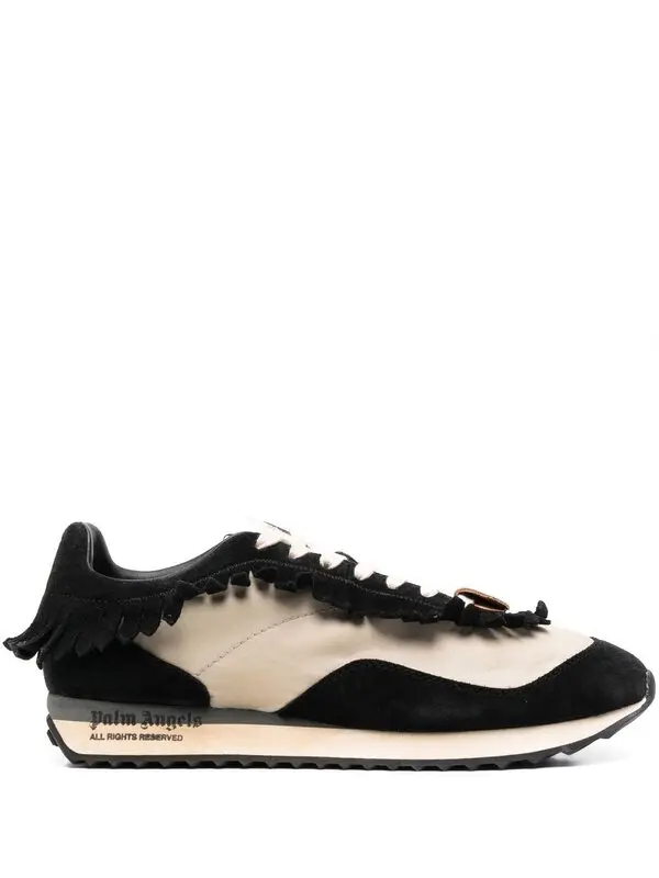 Palm Angels Fringe Low-top Sneakers - Black
