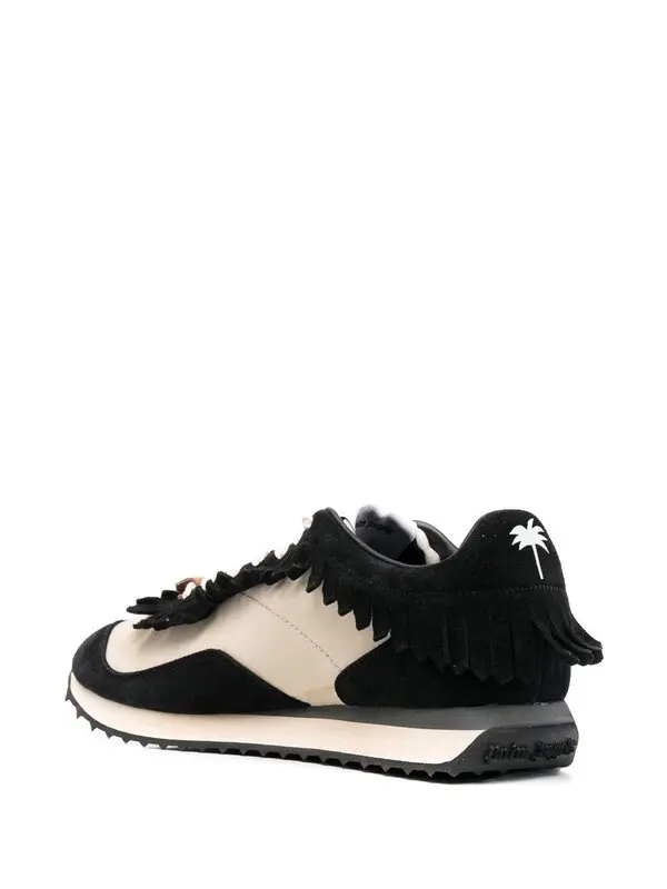 Palm Angels Fringe Low-top Sneakers - Black