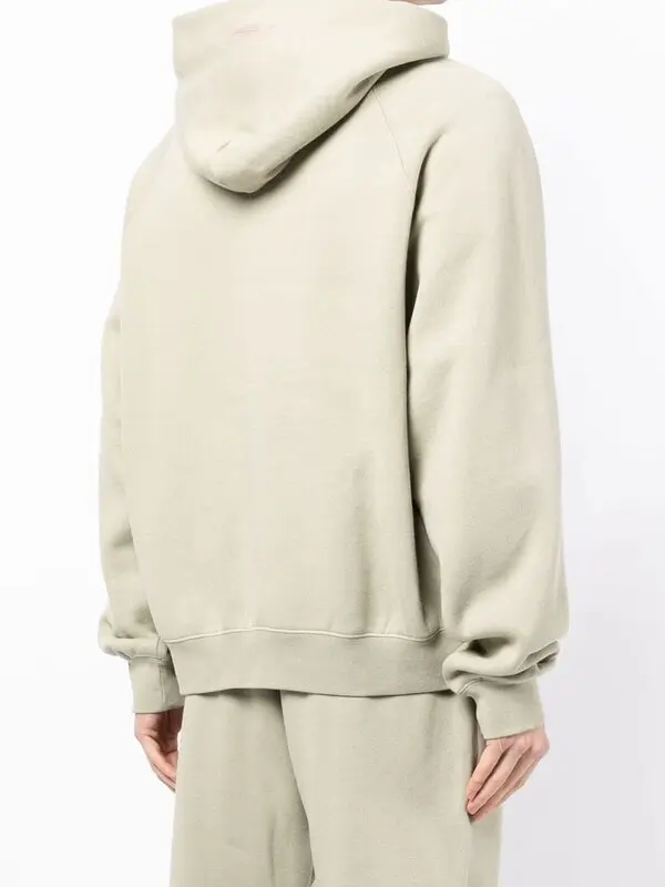 Fear Of God Logo-print Oversized Hoodie - Green
