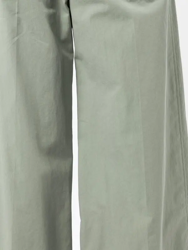 LOW CLASSIC Wide-leg Turn-up Trousers
