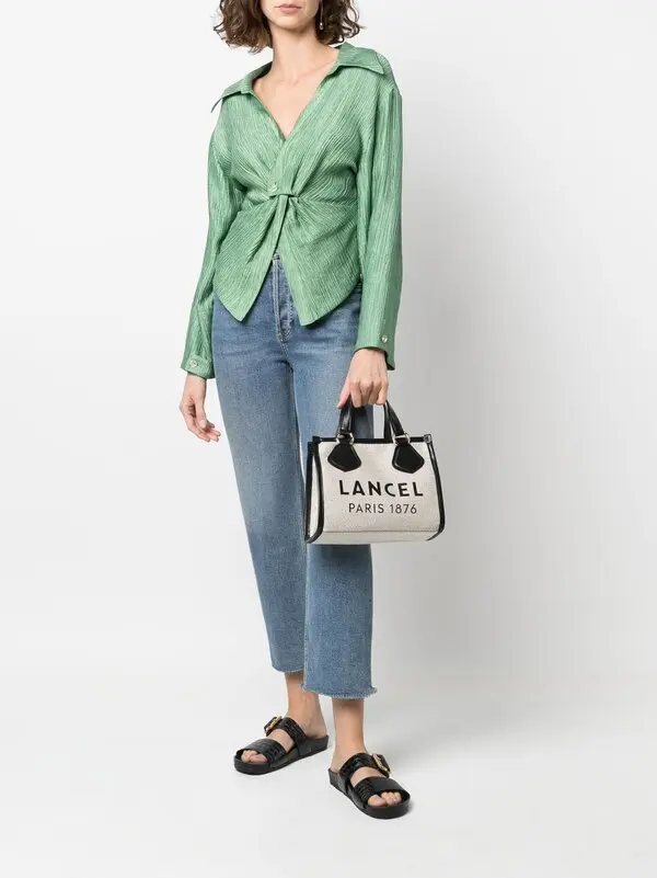 LANCEL Logo-print Tote Bag