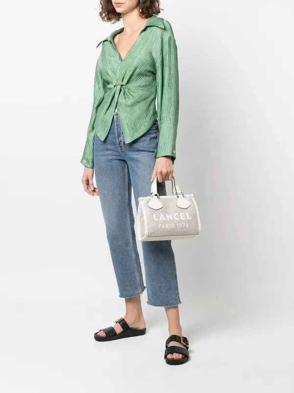 LANCEL Logo-print Tote Bag
