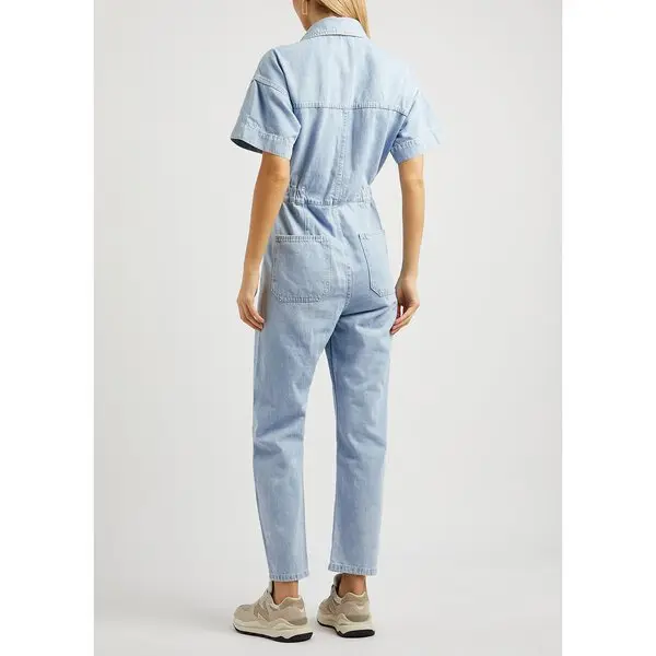 Free People Marci Denim Jumpsuit Xs