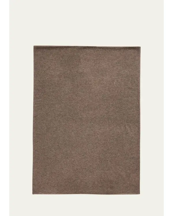 LISA YANG Solid Cashmere Scarf - Truffle