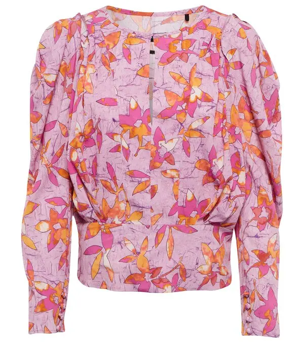 Isabel Marant Zargae Floral Blouse - Multicoloured