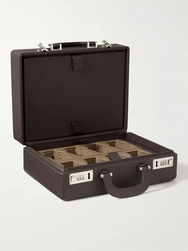 SCATOLA DEL TEMPO Valigetta 16-piece Travel Watch Case - Black