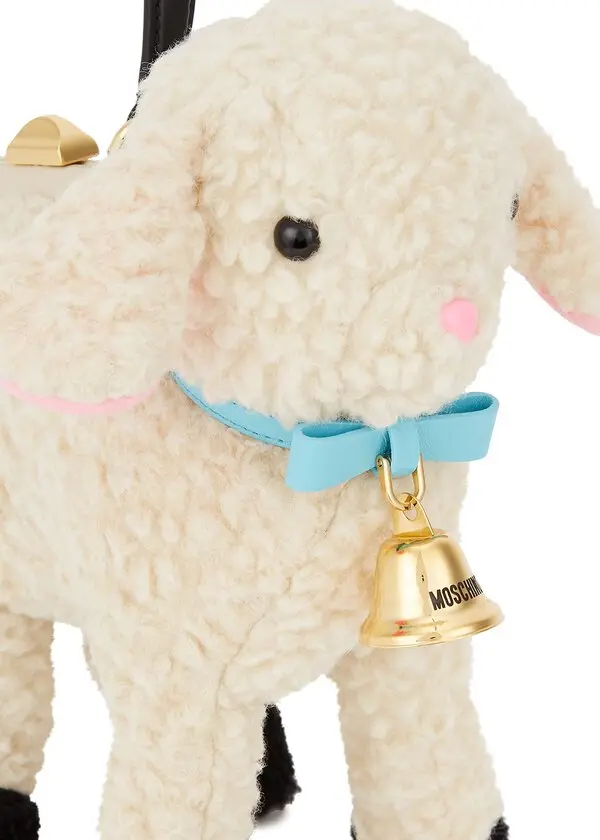 Moschino Lamb Top Handle Bag