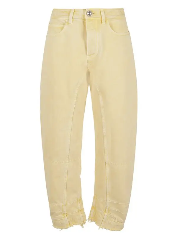 JIL SANDER Trouser Diagonal Cotton Organic Denim